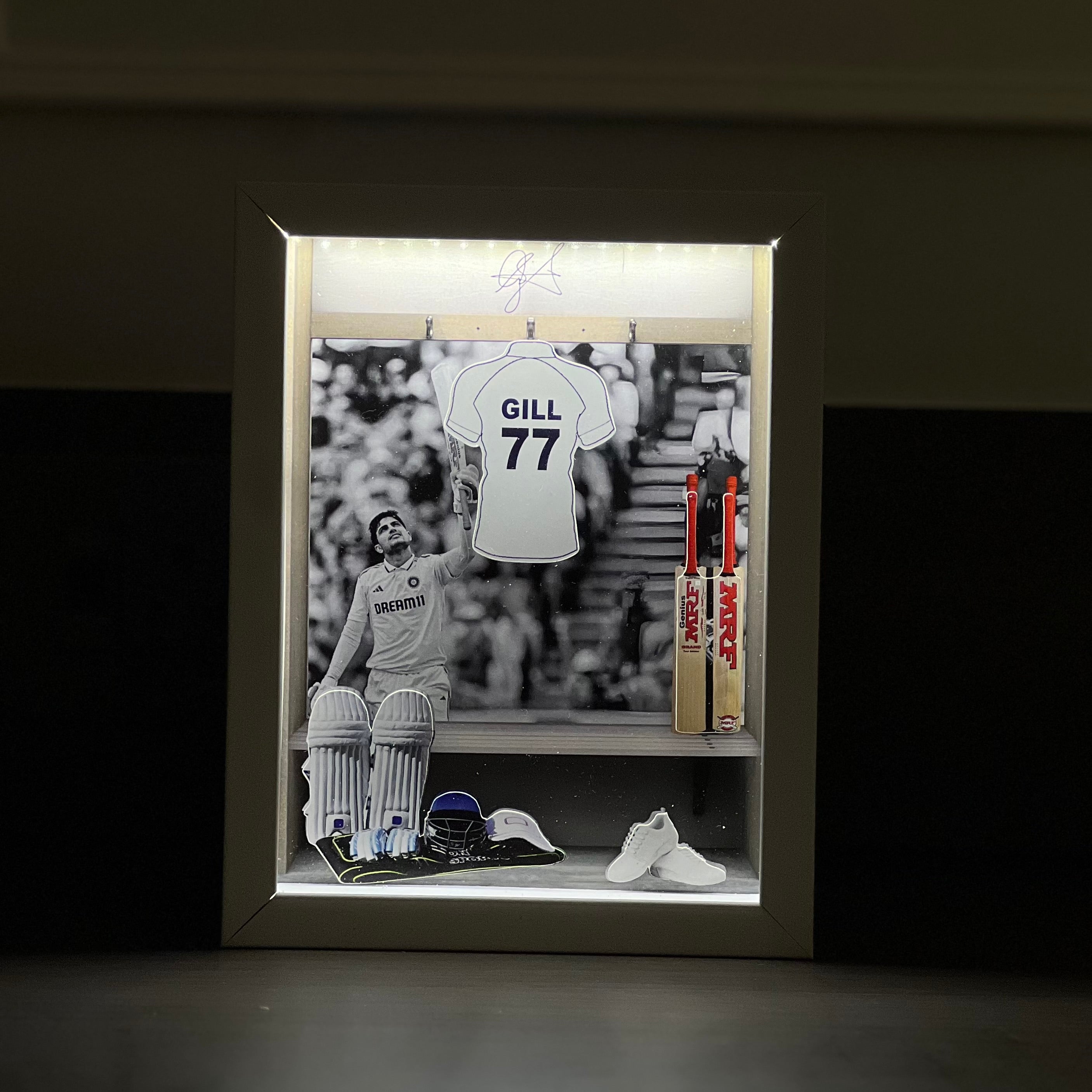 Shubhman Gill Test Frame - 3D – artbykrii