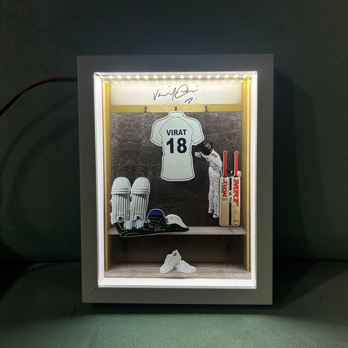 Virat Kohli Test Cricket frame - 3D – artbykrii